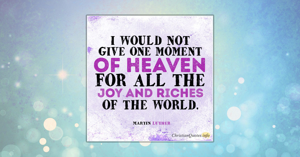 5 Priceless Treasures Of Heaven | ChristianQuotes.info