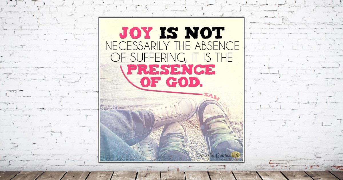 3 Reasons for Joy in Suffering | ChristianQuotes.info